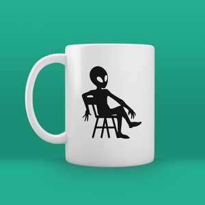 Funny Alien Pose Svg, Funny Alien Silhouette, Funny Alien Pose Png ...