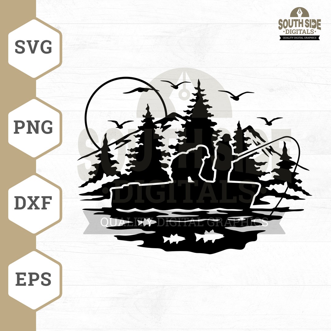 Outdoor Fishing Svg, Sports Fishing Svg, Fishing Svg, Bass Fishing Svg ...