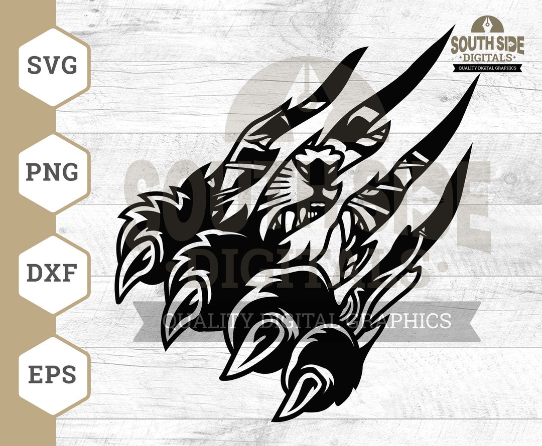 Panther Claws Svg, Panther Scratch Svg, Panther Claw Svg, Panther Svg ...