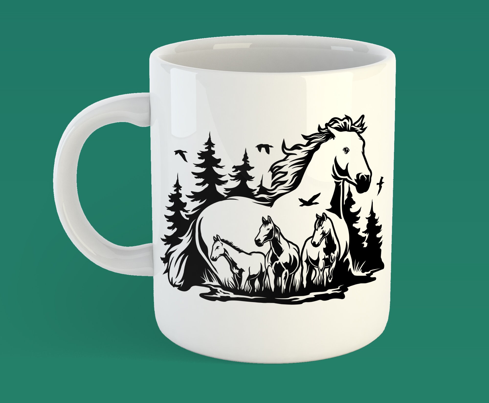 Stallion SVG File Stallion Svg Mustang Svg Wild Horse Svg - Etsy