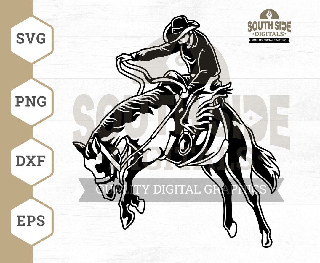 Wild Horse Rider Svg, Rodeo Svg, Cowboy Svg, Rodeo Svg, Horse Ride ...