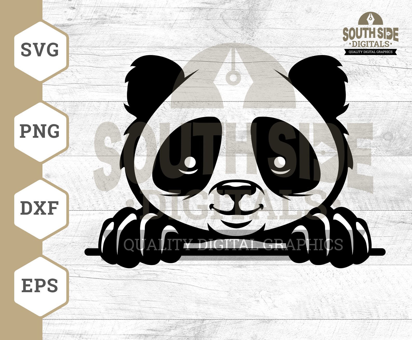 Peeking Panda SVG File Cute Panda Svg Happy Panda Svg - Etsy