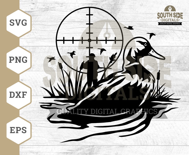 Duck Hunting SVG File Duck Hunter Svg Wild Duck Svg Hunting - Etsy
