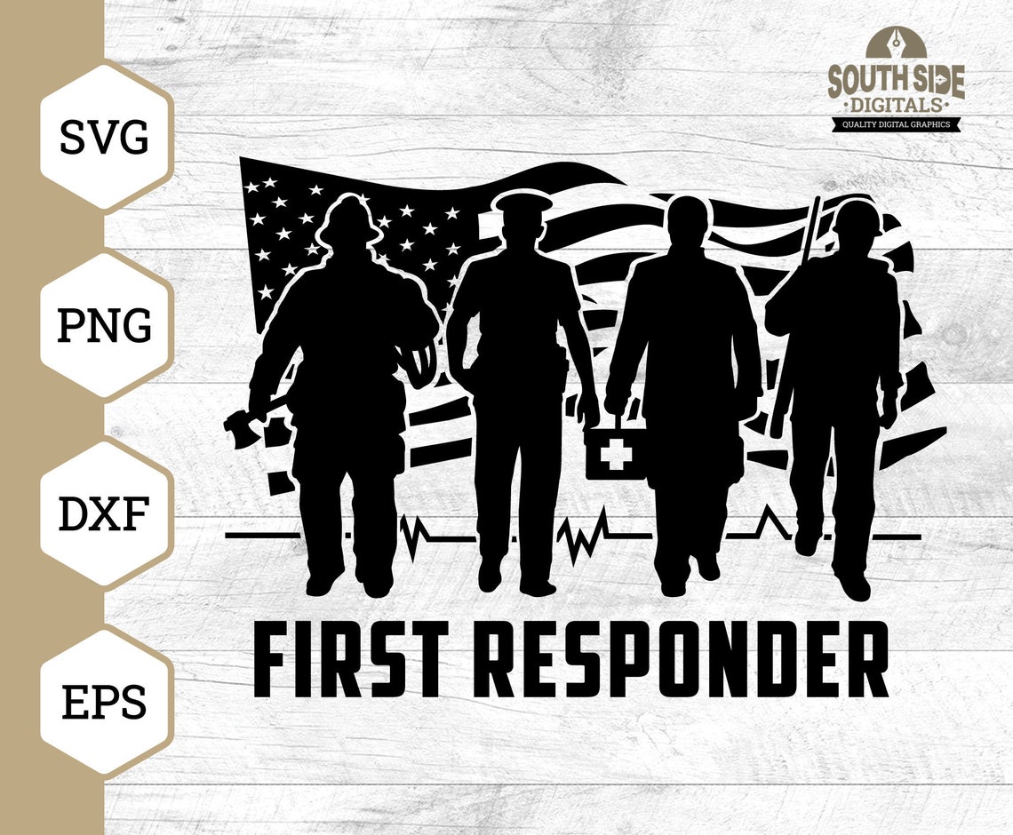 First Responder Svg Emergency Rescue Svg Rescue Team Svg - Etsy