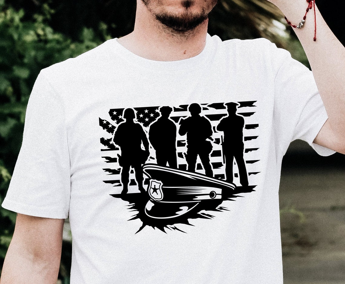 US Police SVG File American Police Svg Police Svg First - Etsy