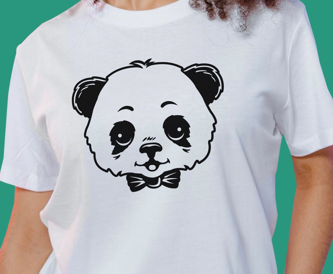 Panda SVG File Cute Panda Svg Baby Panda Svg Smiling Panda - Etsy