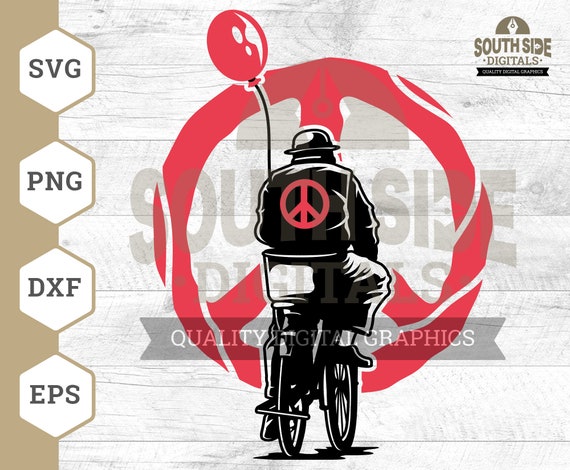 Peace Bike SVG File Bike for Peace Svg Peace Sign Svg Men - Etsy