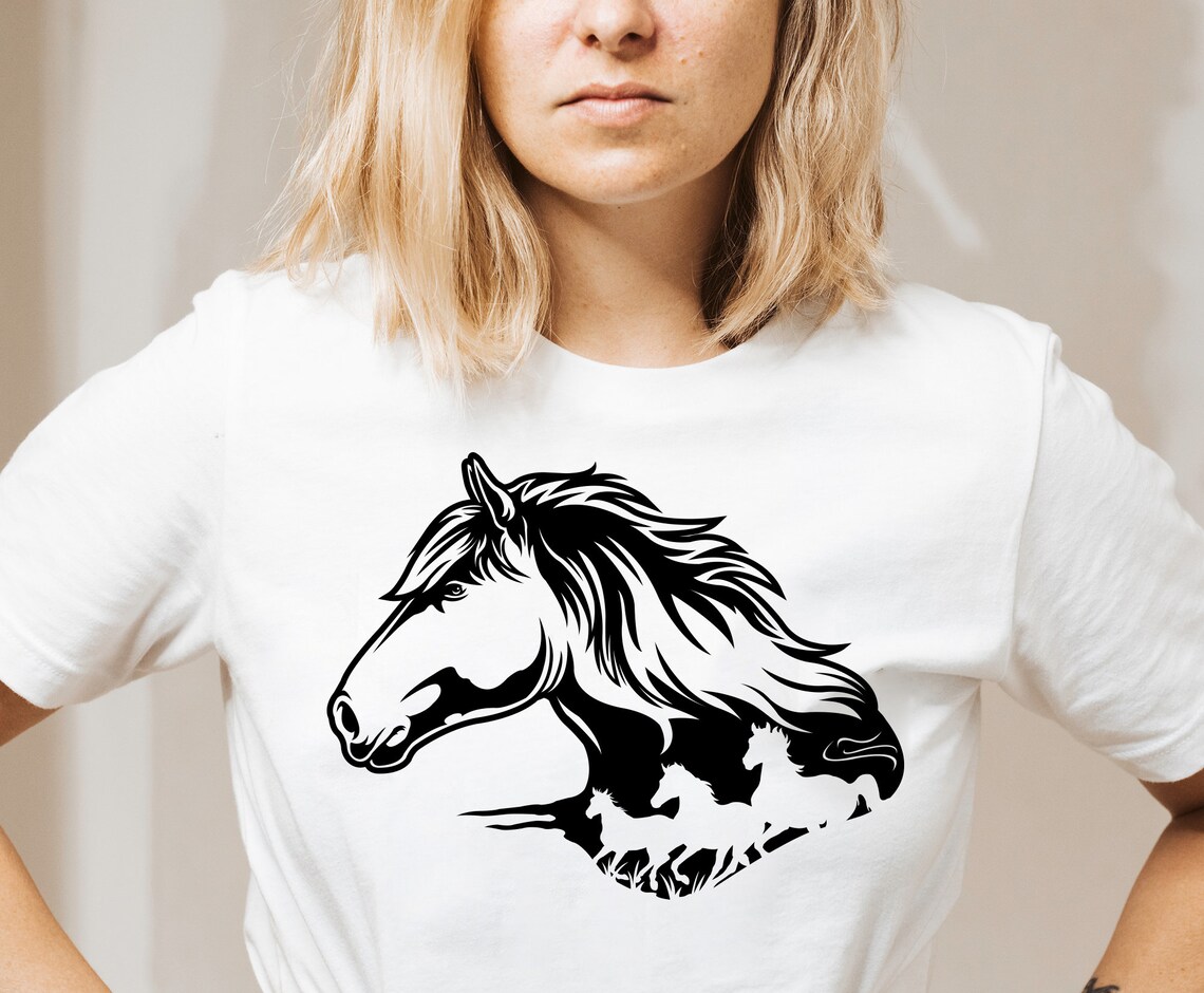 Mustang SVG File Mustang Svg Stallion Svg Horse Svg Wild | Etsy