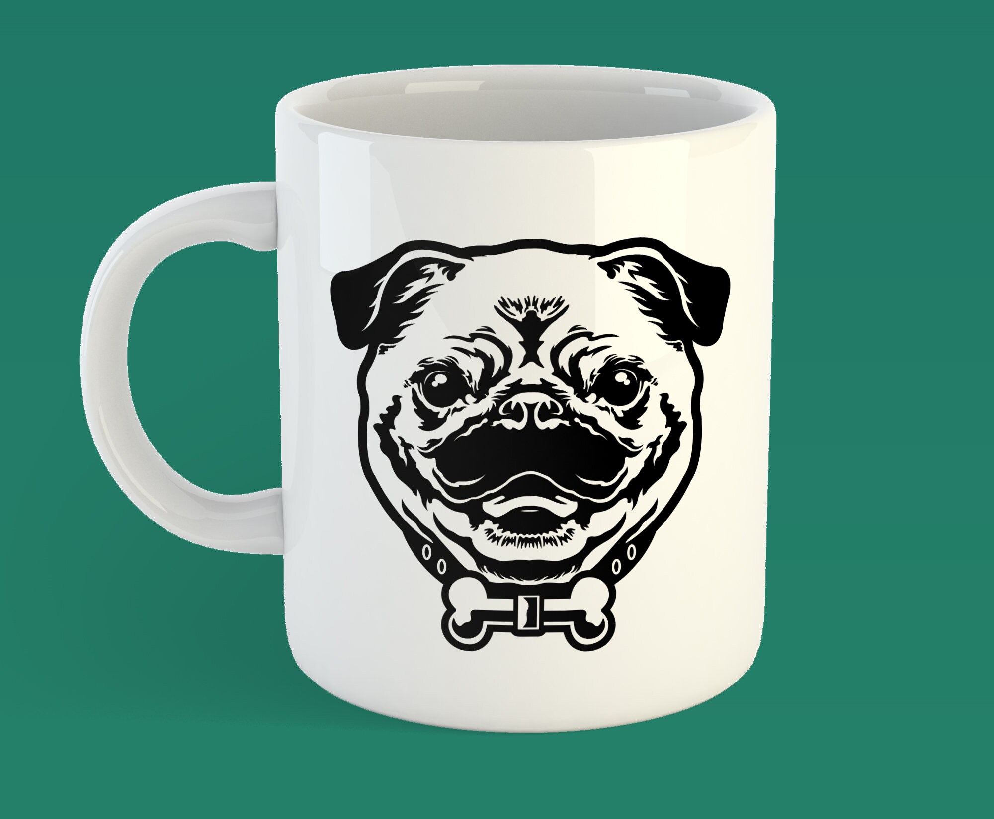 Pug Life SVG File Cute Pug Svg Gangster Pug Svg Pug Dog - Etsy Singapore