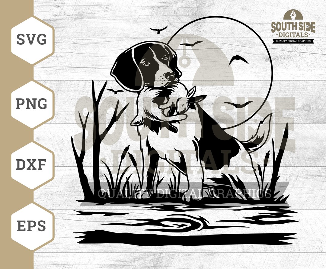 Rabbit Hunting SVG File, Rabbit Hunter Svg, Hunting Dog Svg, Hunting ...