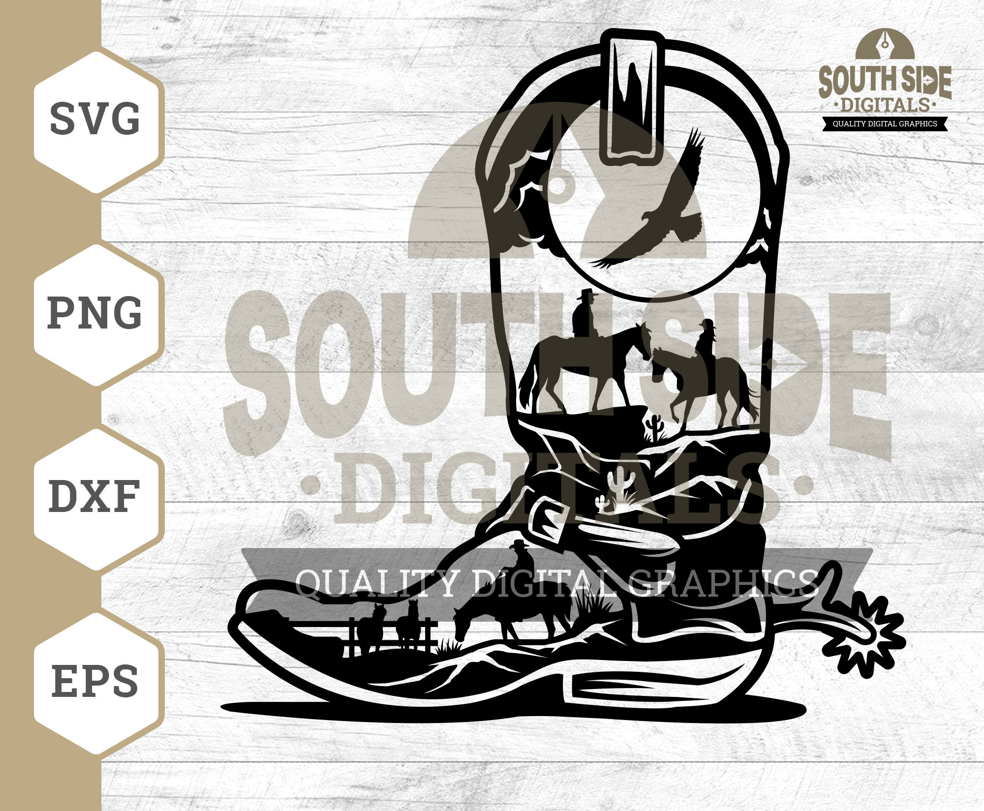 Cowboy Boots SVG File Western Bootscowboy Svg Boots Svg - Etsy