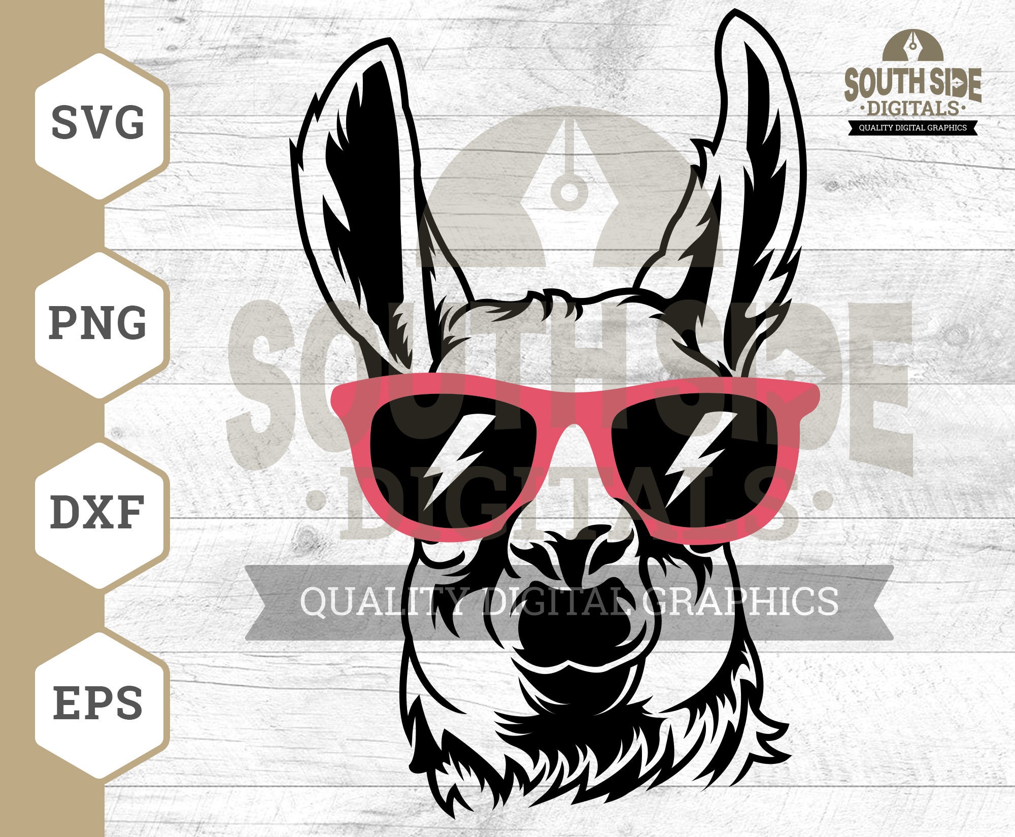 Lama SVG-Datei coole Lama Svg Lama Sonnenbrille Svg süße | Etsy