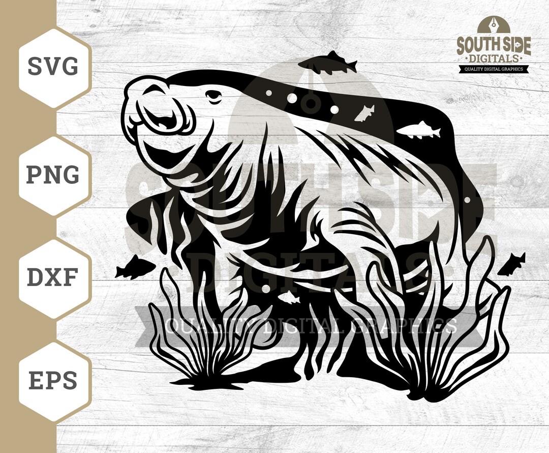 Cute Manatee Svg, Manatee Svg, Sea Cows Svg, Happy Manatee Svg, Manatee ...