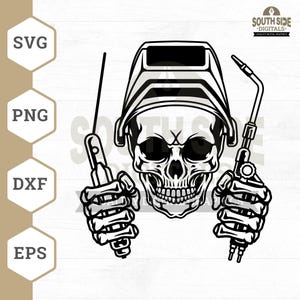 Skull Welder Svg, Welder Svg, Skull Svg, Skull Welder Shirt, Skull ...