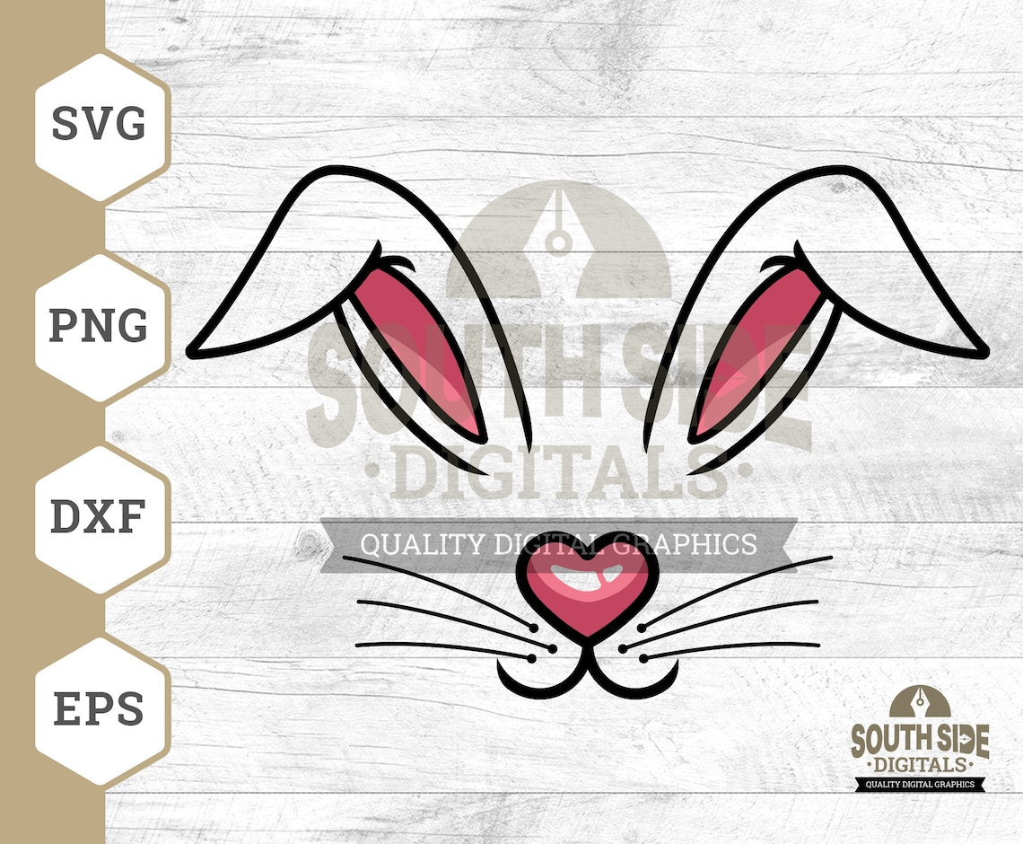 Bunny SVG Easter Bunny Svg Bunny Ears Svg Bunny Cliparts - Etsy
