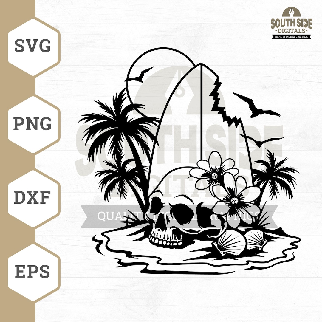 Skull Island SVG File, Skull Island Svg, Vacation Island Svg, Island ...