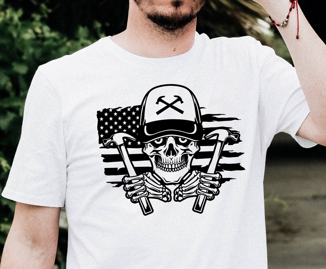 Skull Carpenter SVG File Carpenter Skull Svg Skull Carpenter - Etsy