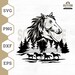 Stallion SVG File, Mustang Svg, Horse Svg, Wild Horse Svg, Running ...
