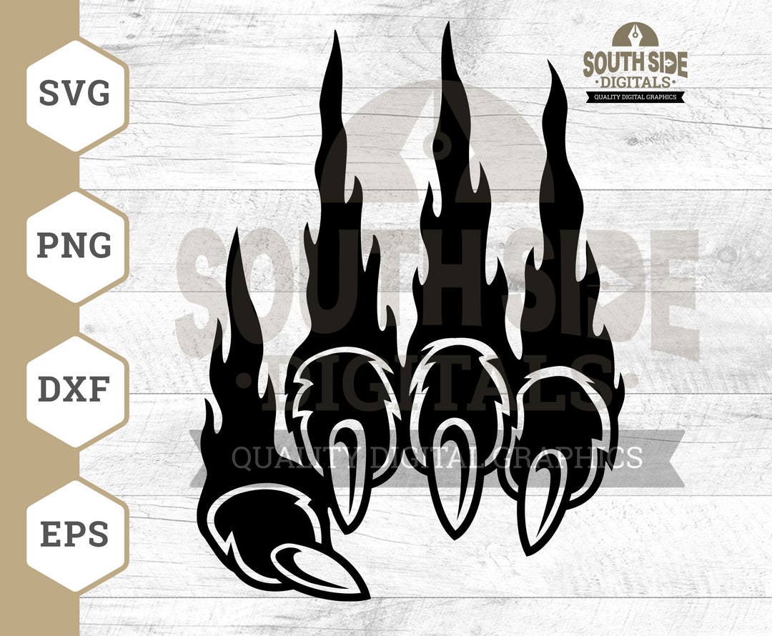 Panther Claw Svg, Panther Svg, Big Cat Svg, Claw Svg, Panther Claw ...