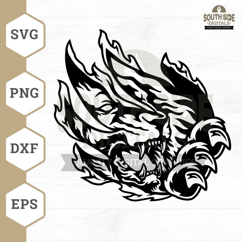 Lion Claw Svg - Etsy