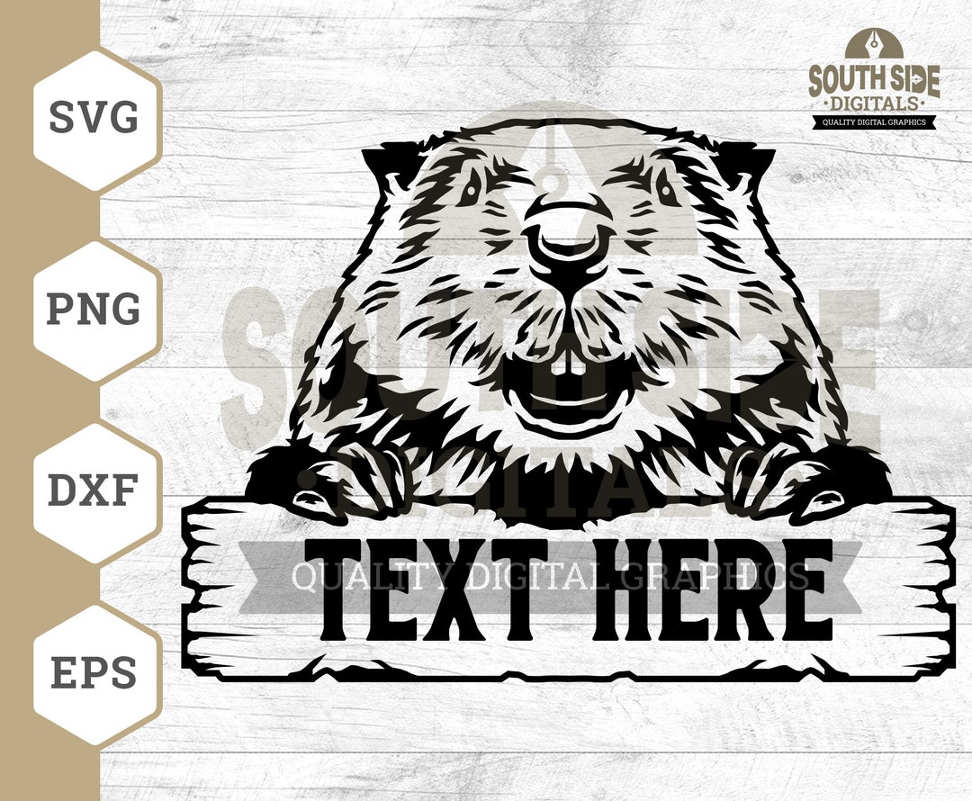 Happy Beaver Svg Cute Beaver Svg Beaver Svg Smiling Beaver - Etsy