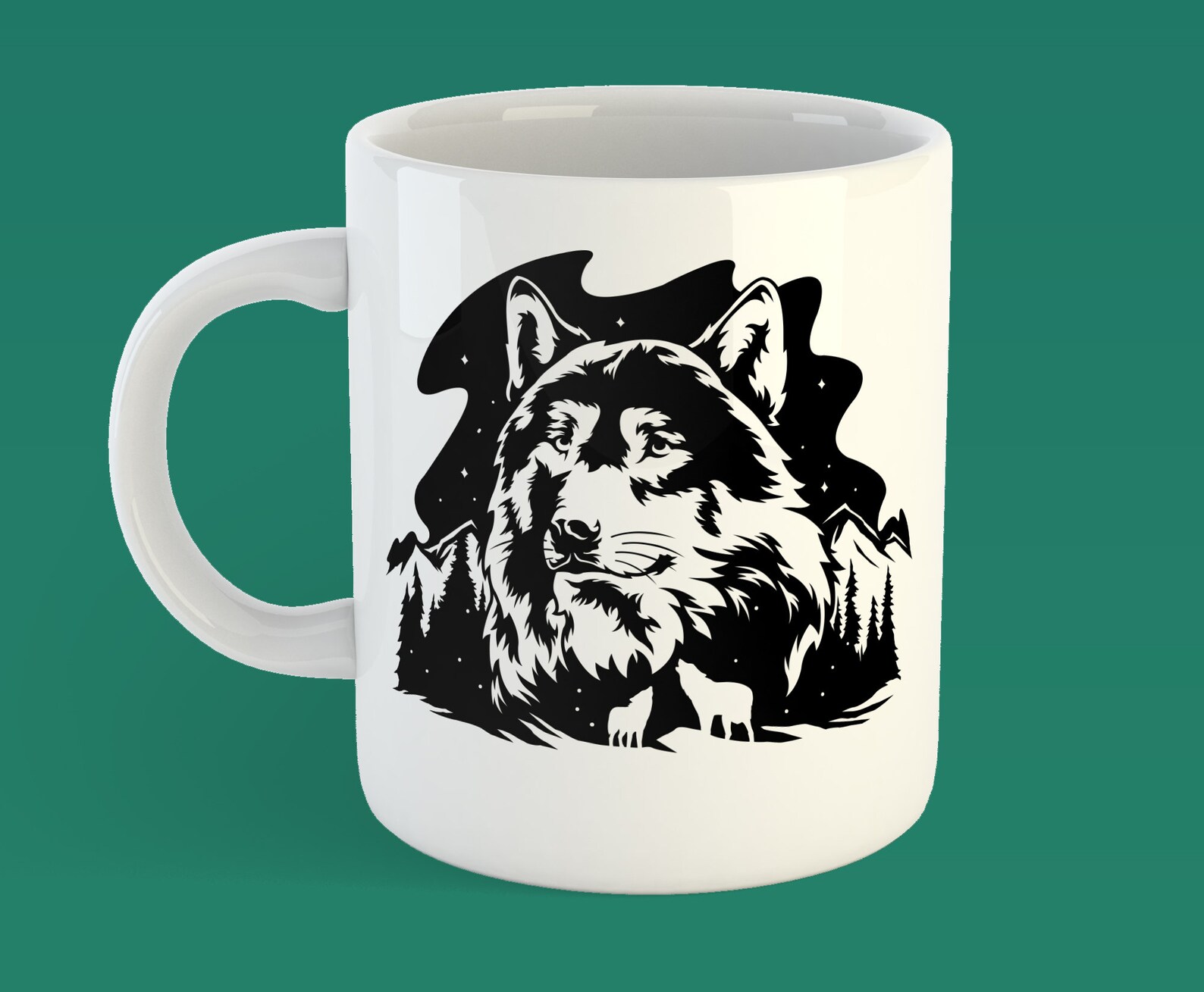 Wolf SVG File Wolf Svg Howling Wolf Svg Wolfpack Svg Wolf - Etsy