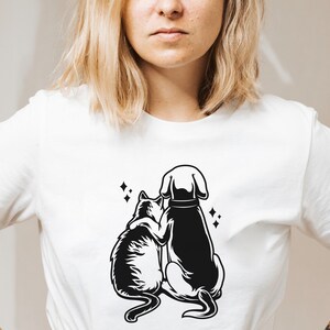 Best Buddy SVG File, Buddies Svg, Best Friend Svg, Cat Friend Svg, Dog ...