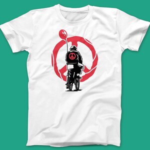 Peace Bike SVG File, Bike for Peace Svg, Peace Sign Svg, Men Bike Svg ...