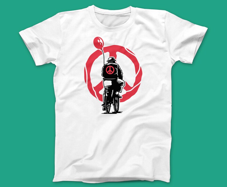 Peace Bike SVG File Bike for Peace Svg Peace Sign Svg Men - Etsy