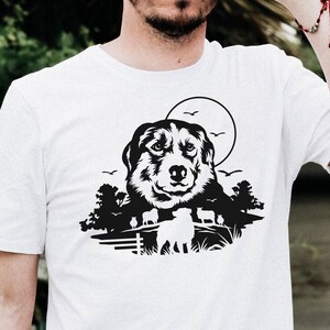 Shepherd Dog SVG File, Guard Dog Svg, Watcher Dog Svg, Sheep Dog Svg ...