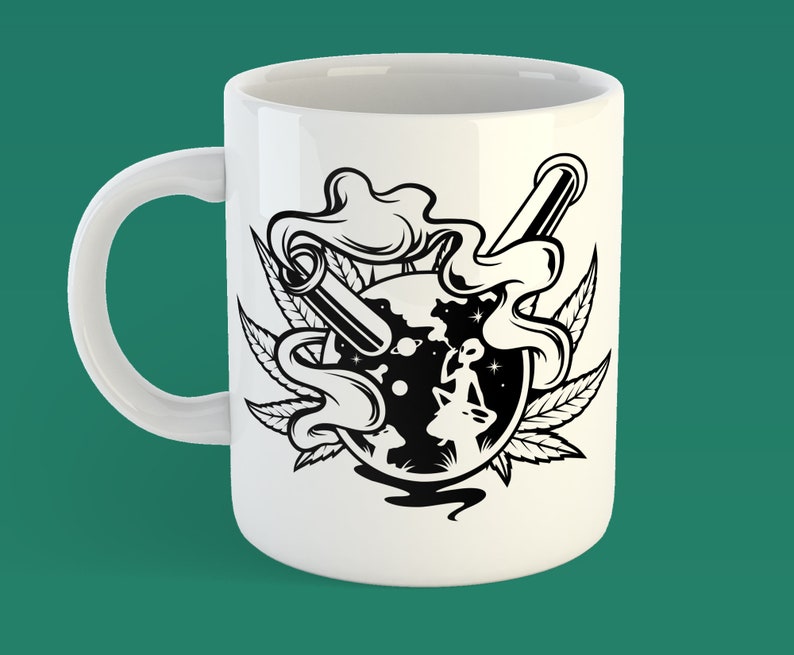 Smoking Alien SVG File Alien Smoking Svg Alien High Svg - Etsy