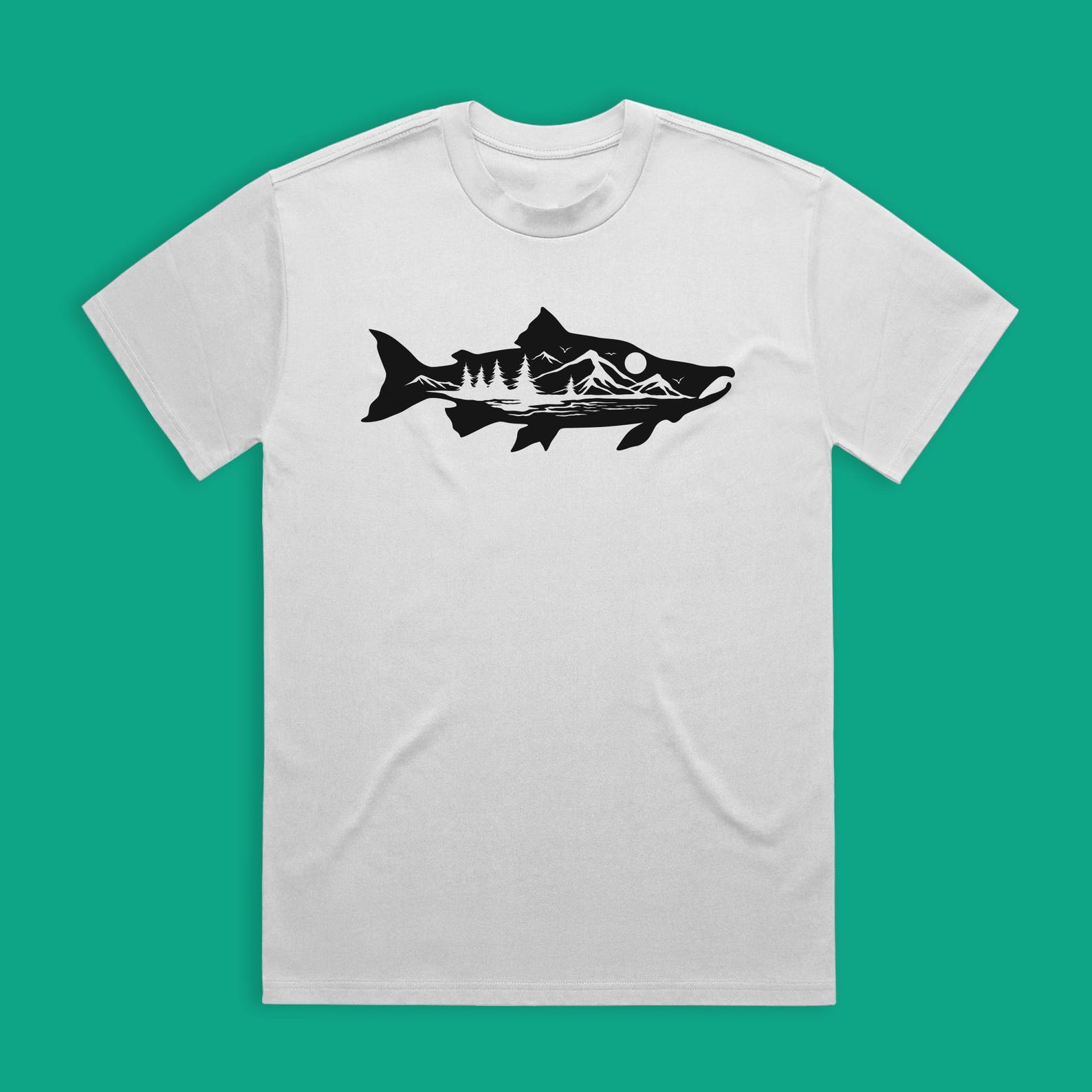 Salmon Fishing Svg, Salmon Fish Svg, Salmon Fish Png, Salmon Cut Files ...