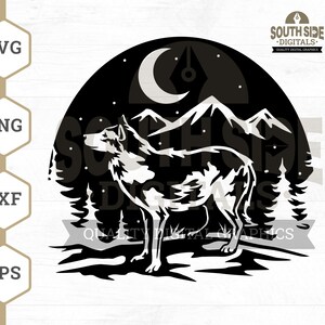 Wolf Svg File, Gray Wolf Svg, White Wolf Svg, Wild Wolf Svg, Wolf Howl ...