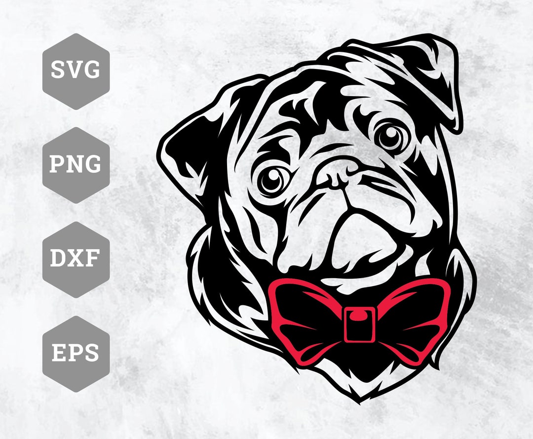 Pug SVG File, Pug Life Svg, Pug Dog Svg, Pug Love Svg, Pug Shirt, Pug ...