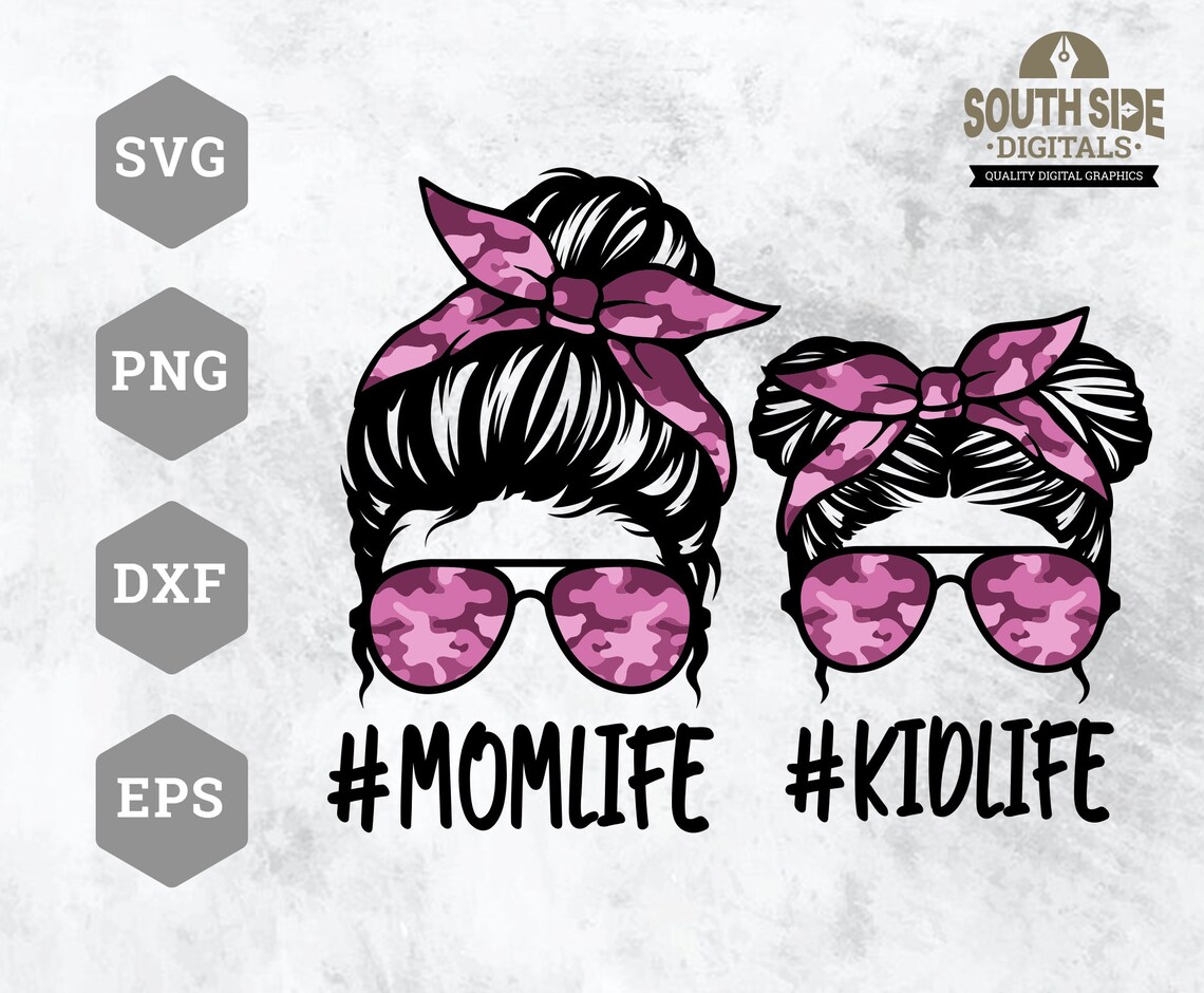 Mom Life Kid Life Svg Mom Life Svg Kid Life Svg Mom and - Etsy