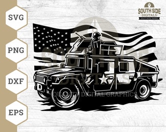 Humvee Svg | Etsy