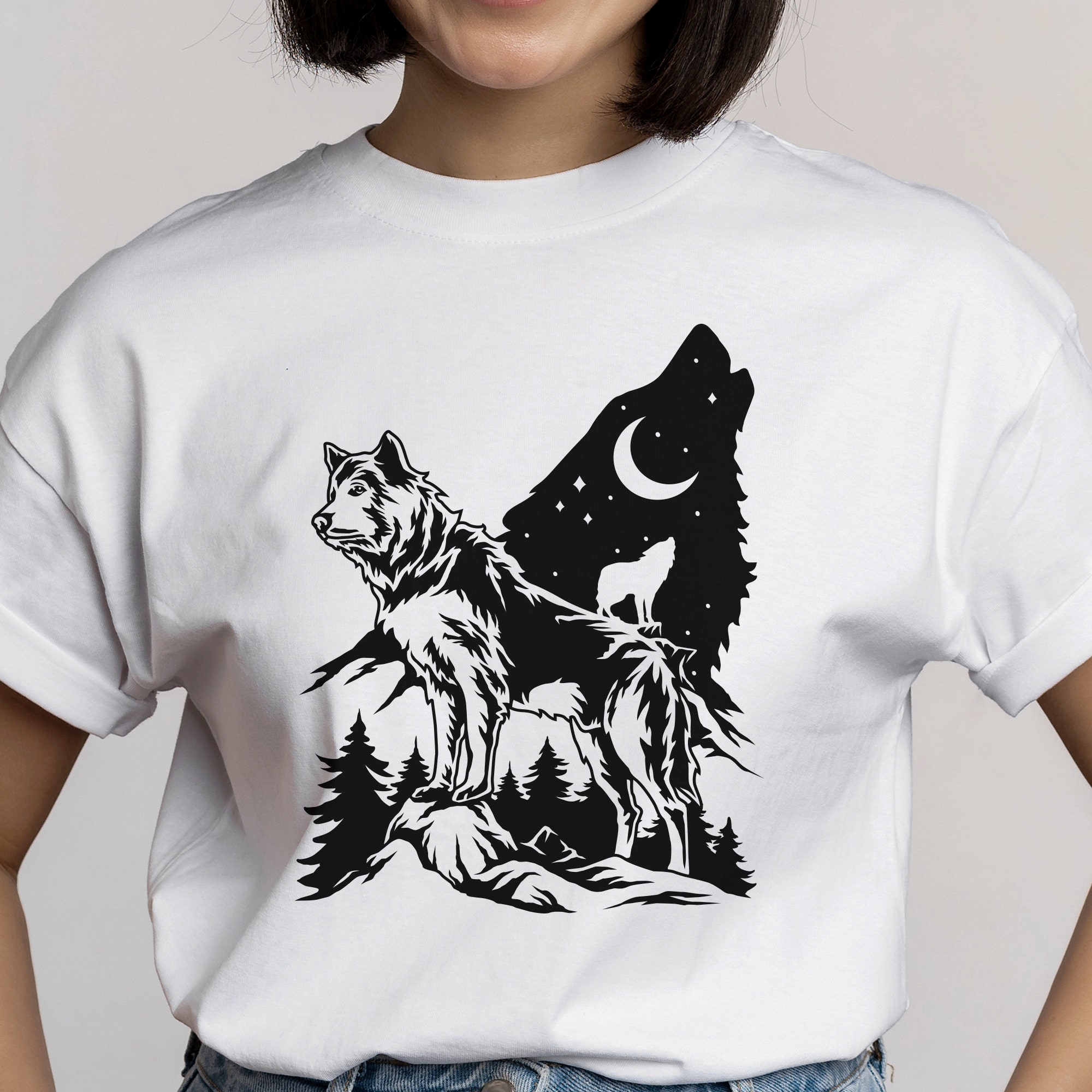 Wolf Howl SVG File Howling Wolf Svg Wolf Svg Wild Wolf Svg - Etsy Canada