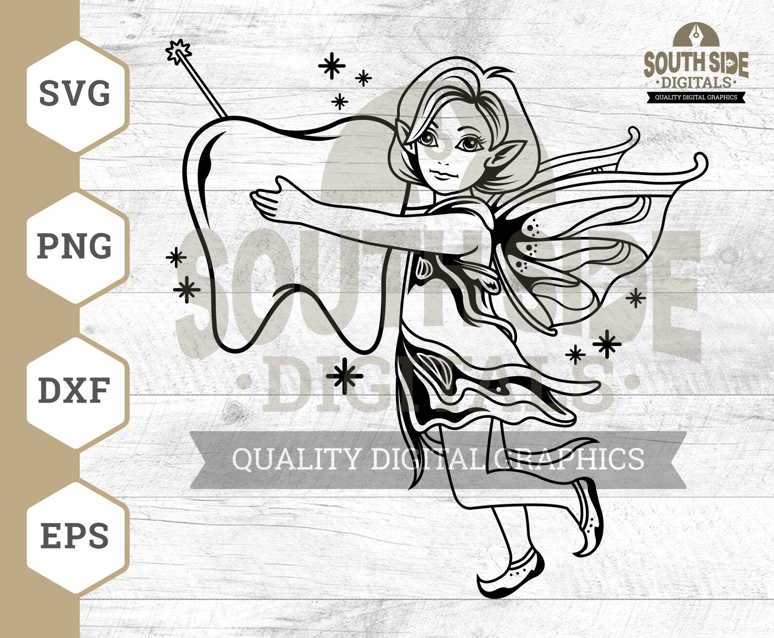 Tooth Fairy Svg Enchanted Fairy Svg Tooth Keeper Svg Cute - Etsy
