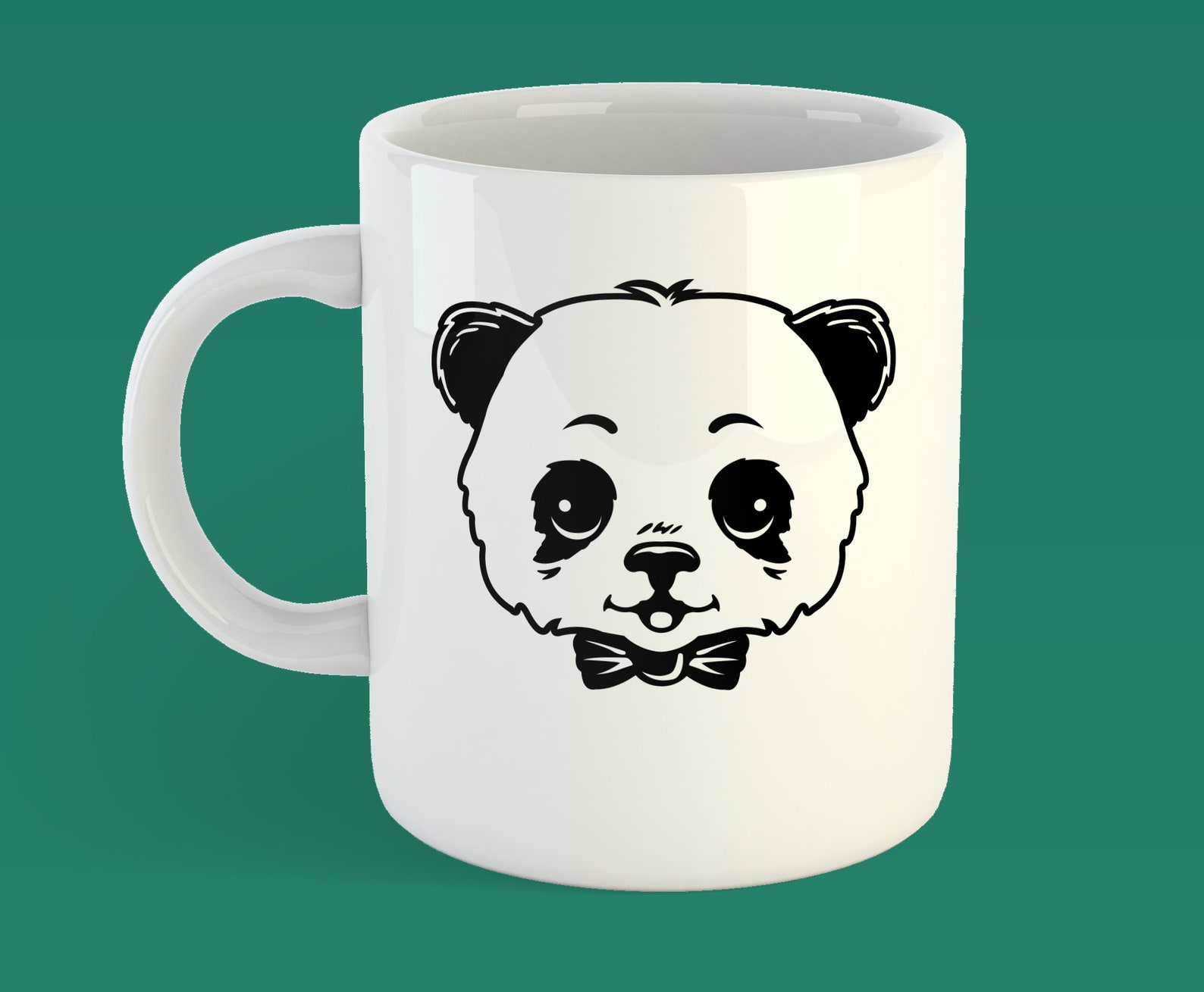 Panda SVG File Cute Panda Svg Baby Panda Svg Smiling Panda - Etsy