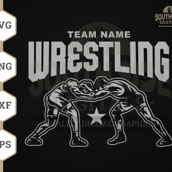 Wrestling Svg - Etsy