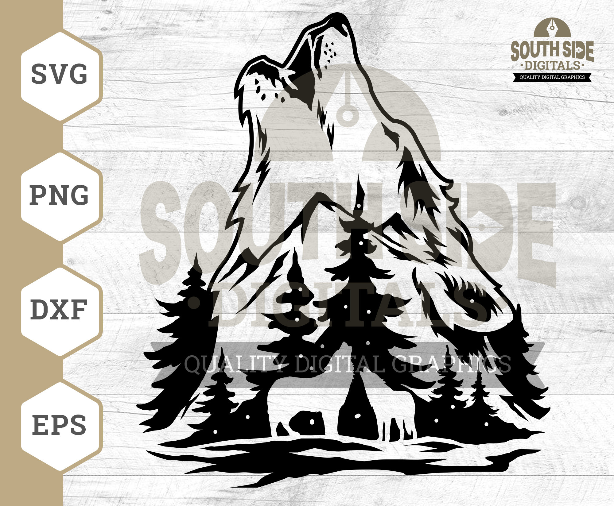 Howling Wolf Svg Wolf Howl Svg Mountain Wolf Svg Wolf Pack - Etsy UK