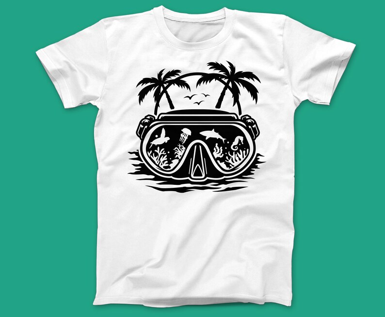 Scuba Diver Mask SVG File Scuba Mask Svg Divers Mask Svg - Etsy