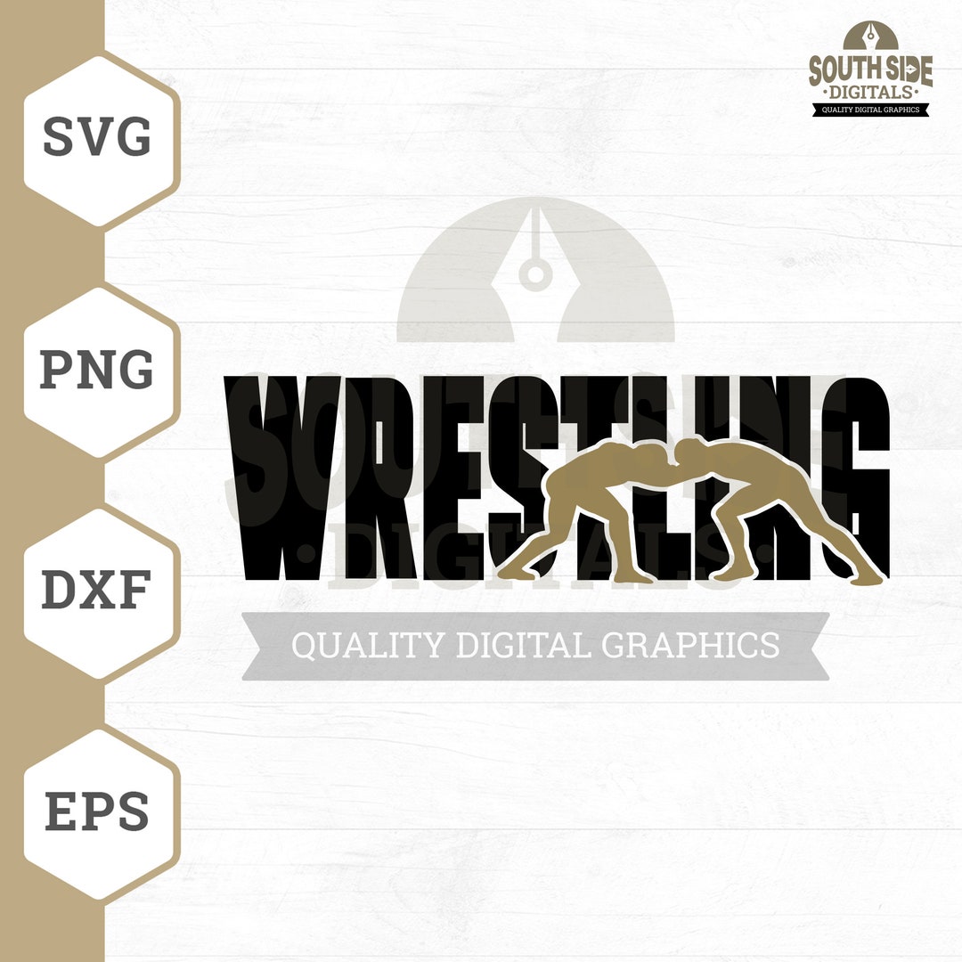 Wrestling SVG File: Team Sports Clipart (digital Download) - Etsy