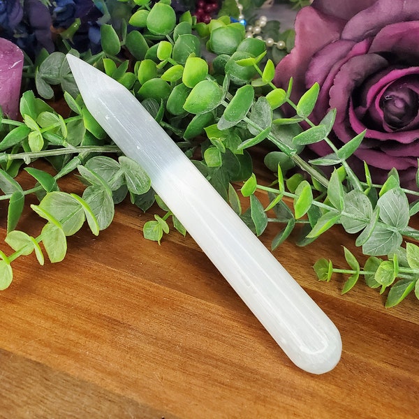 Selenite Wand - Etsy