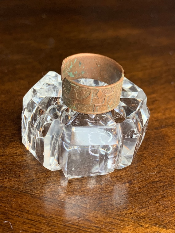 Vintage Copper Ring - Gem