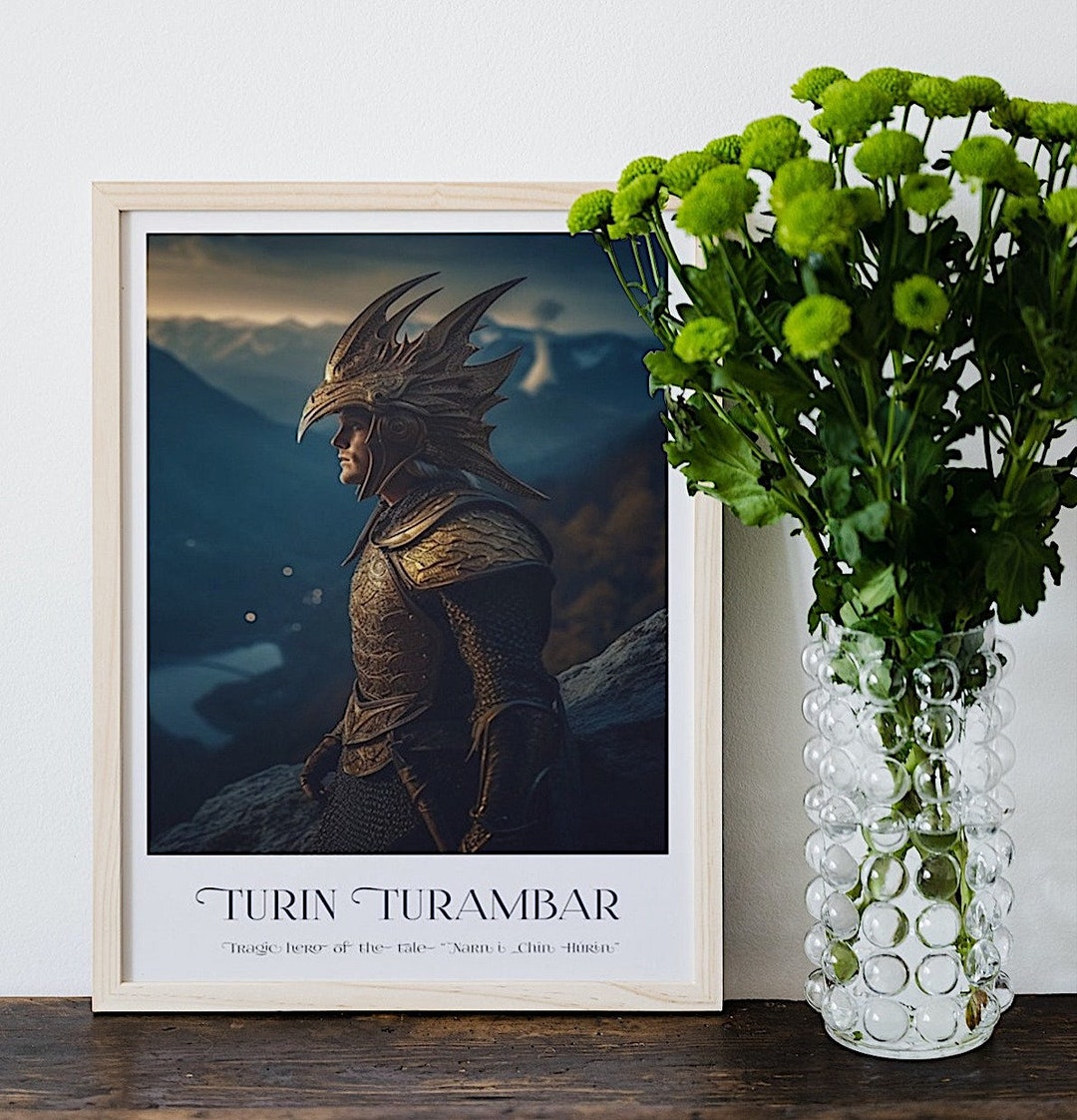 Túrin Turambar Travel Poster Silmarillion Inspired Tolkien - Etsy