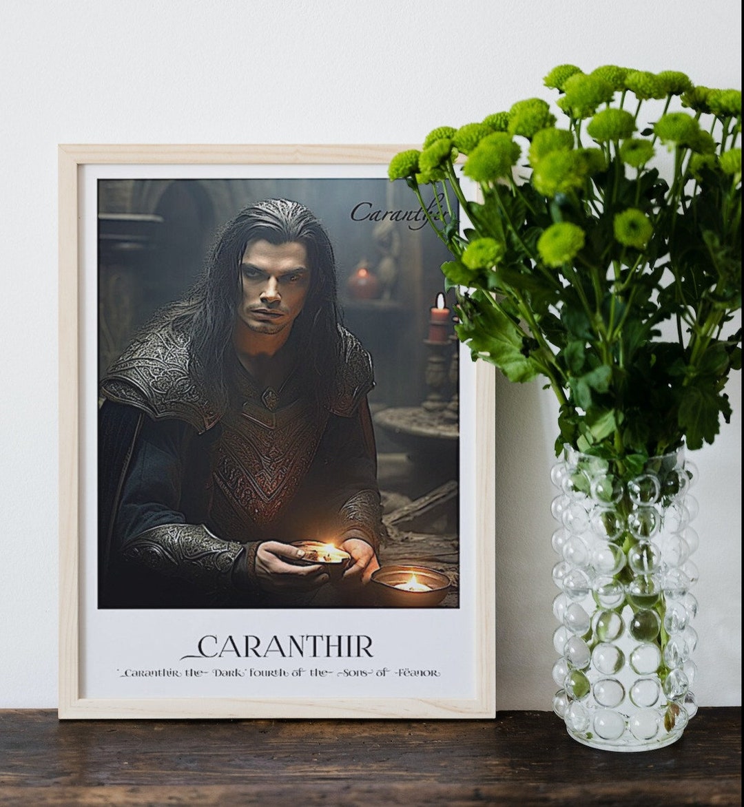 Caranthir Travel Poster for Tolkien Fan Silmarillion Art Lord of the ...