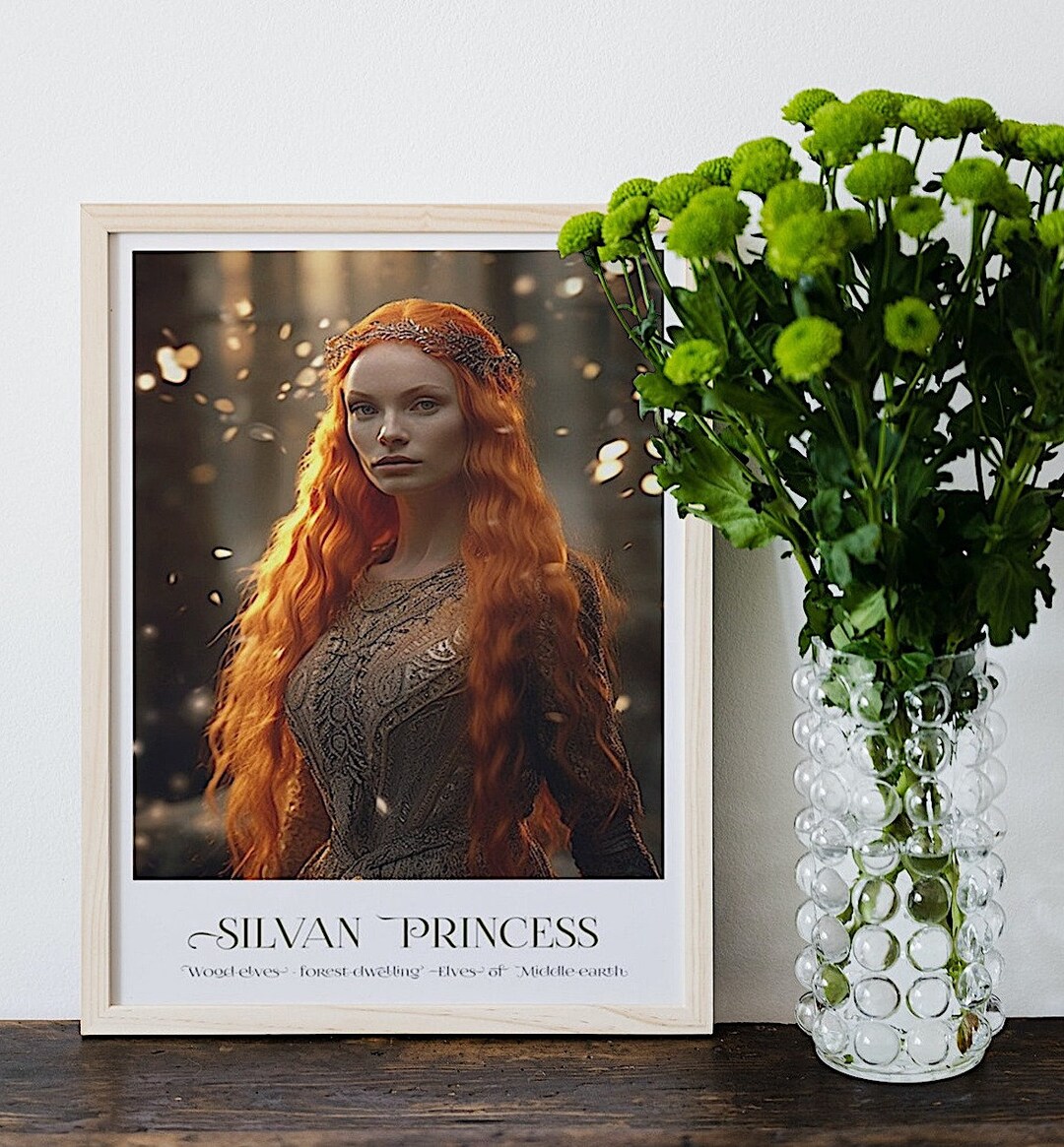 Silvan Princess Poster Silmarillion Inspired Premium Print High Quality ...