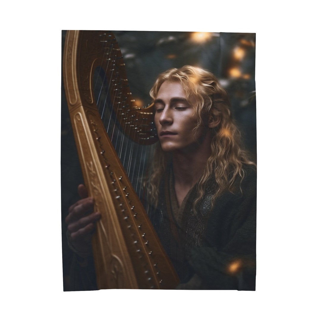 Finrod With Harp Blanket, Lord of the Rings Novel, Hobbit Gift ...
