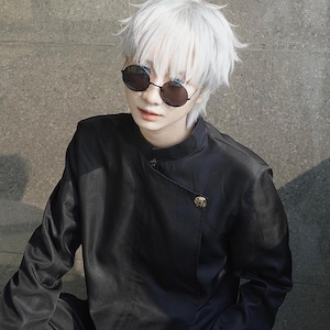 High School Gojo Satoru, High School Geto Summer Oil Cosplay, Cosplay ...